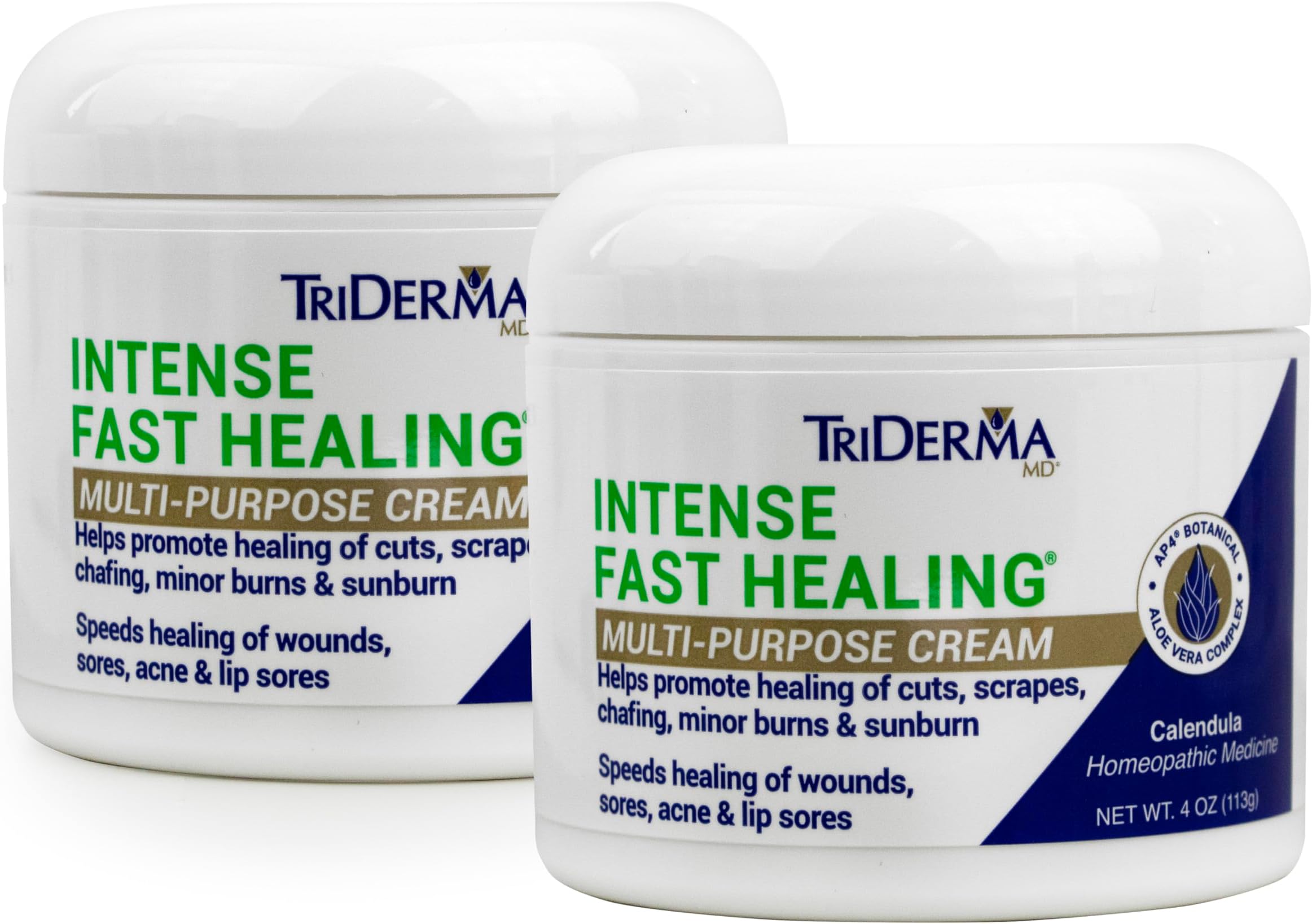 Amazon.com : TriDerma Intense Fast Healing Cream, Decreases Healing ...