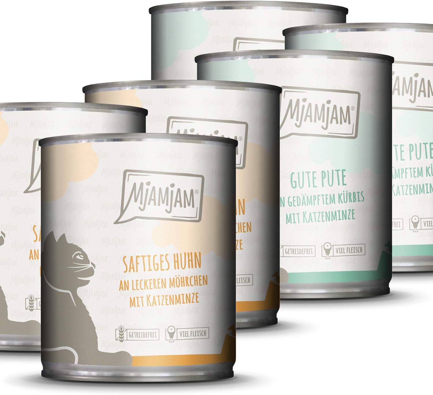 MjAMjAM - Premium Nassfutter für Katzen - Monopaket I - mit Huhn und ...