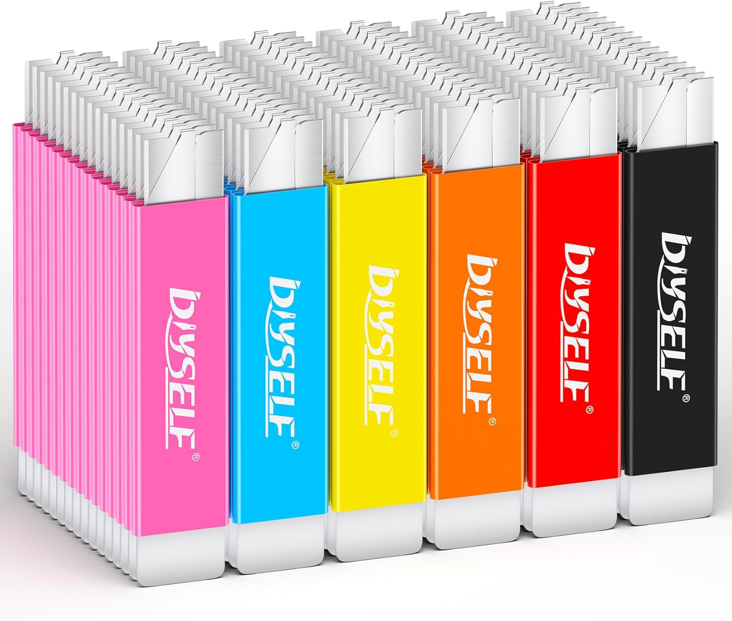 Amazon.com: DIYSELF Box Cutters, 96 Pack Small Box Cutter, Utility ...
