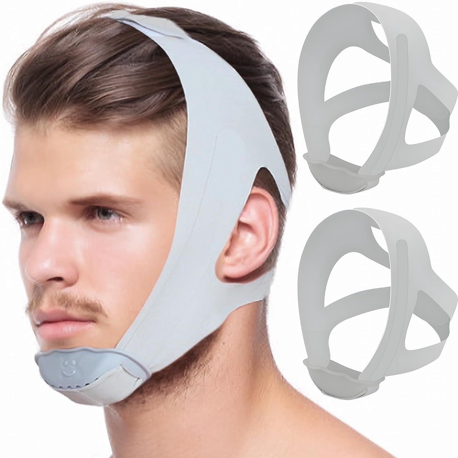 Amazon.com: 2 Pack Chin Strap for Sleeping - Effective Stop Snoring ...