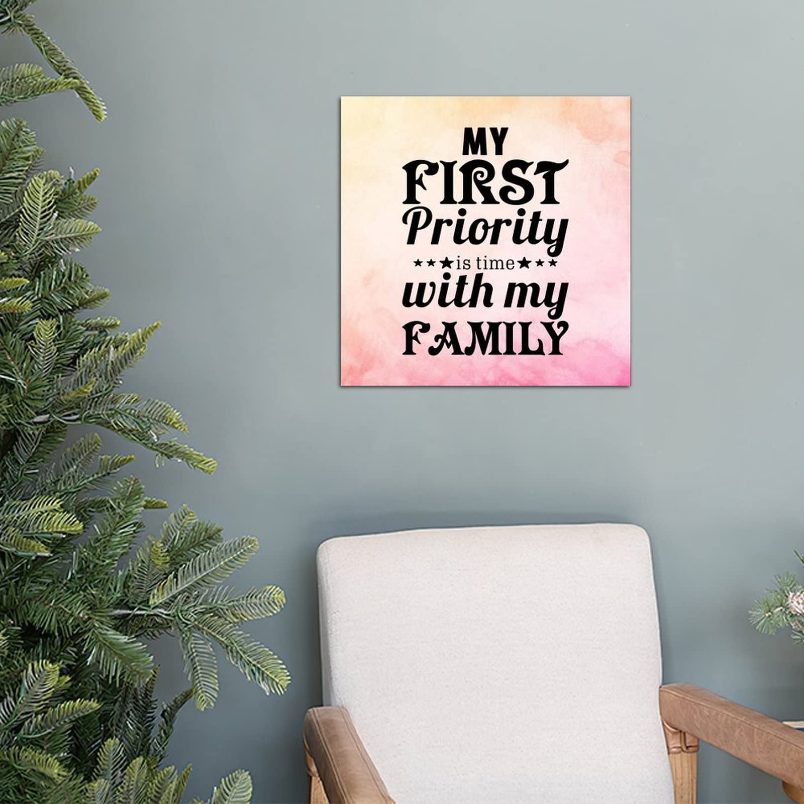 First Family Wall Art Bespoke Home Coordinates Print First House