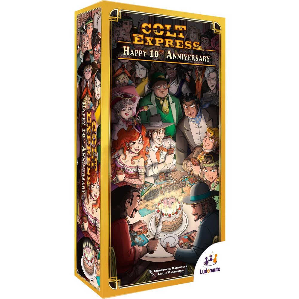 Amazon.com: Ludonaute: Colt Express: Happy 10th Anniversary Promo Box - Expansion, Upgraded ...