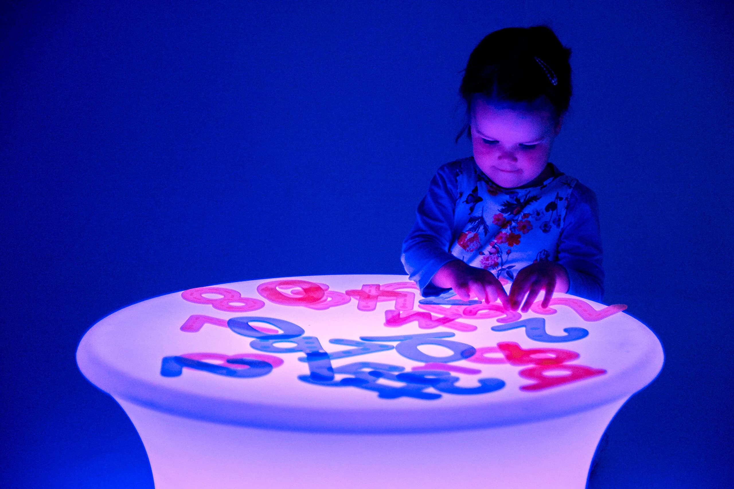 TickiT Sensory Mood Light Table - 20 Remote Control Light Settings ...
