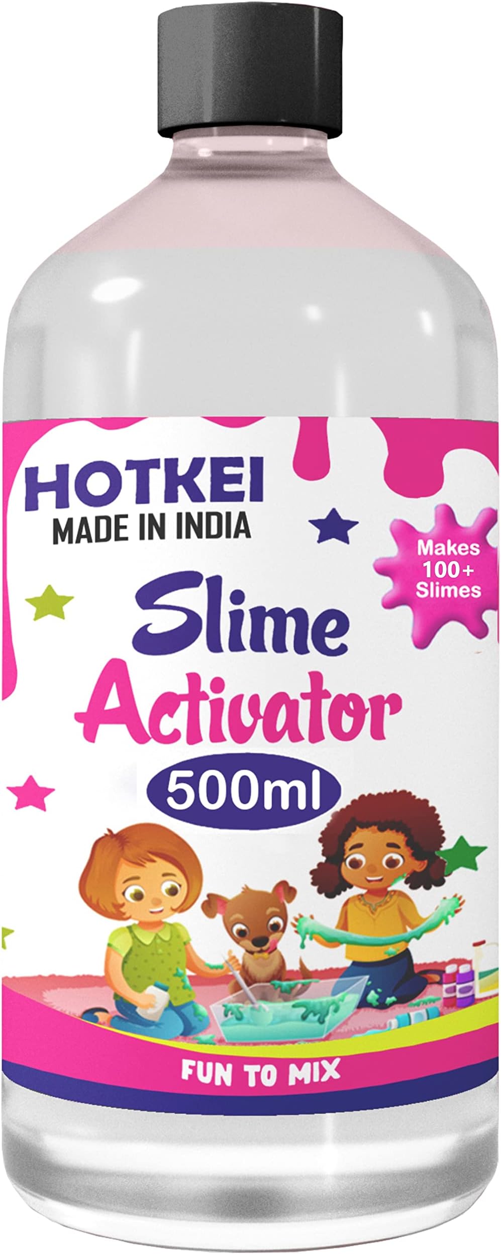 HOTKEI (500 ml) Slime Activator DIY Magic Toy Jelly Putty Making kit ...