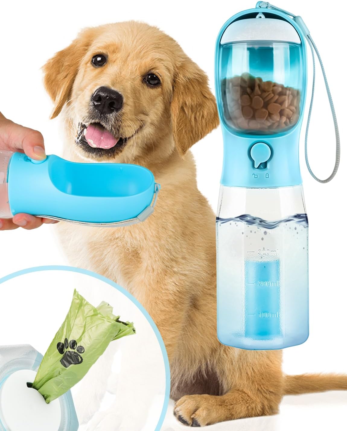 Pet Supplies : CO'ESSTRA Pet Water Bottle - Portable Dog Water Bottle ...