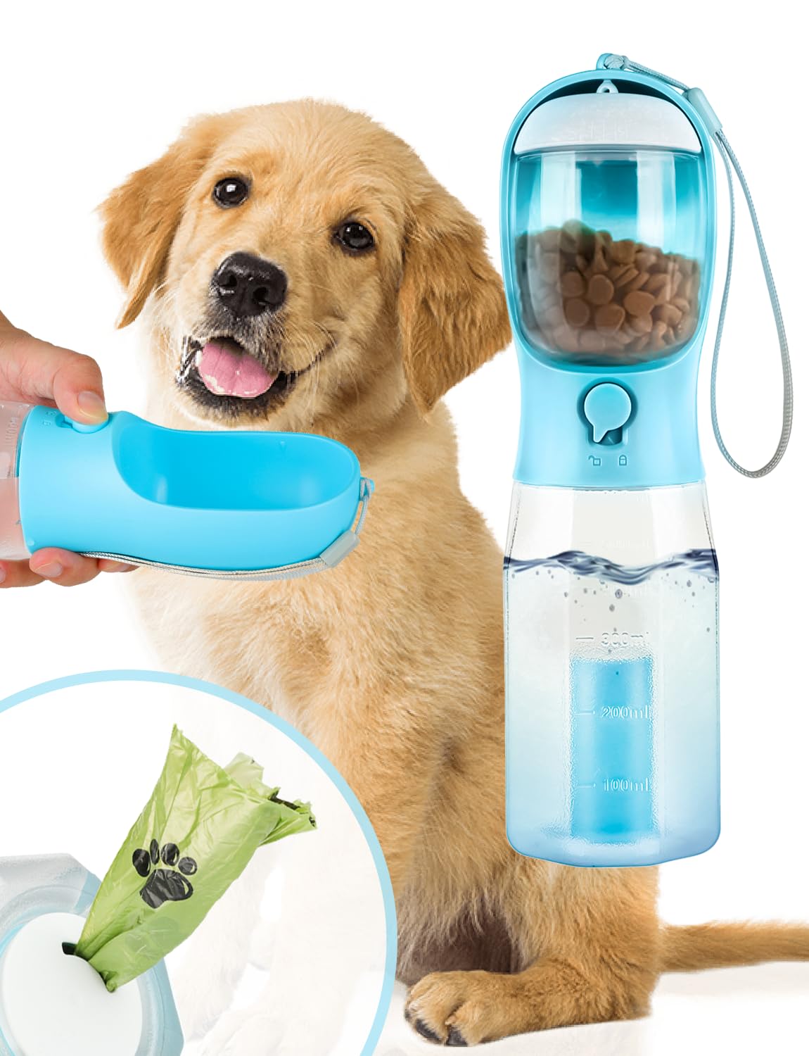 Pet Supplies : CO'ESSTRA Pet Water Bottle - Portable Dog Water Bottle ...
