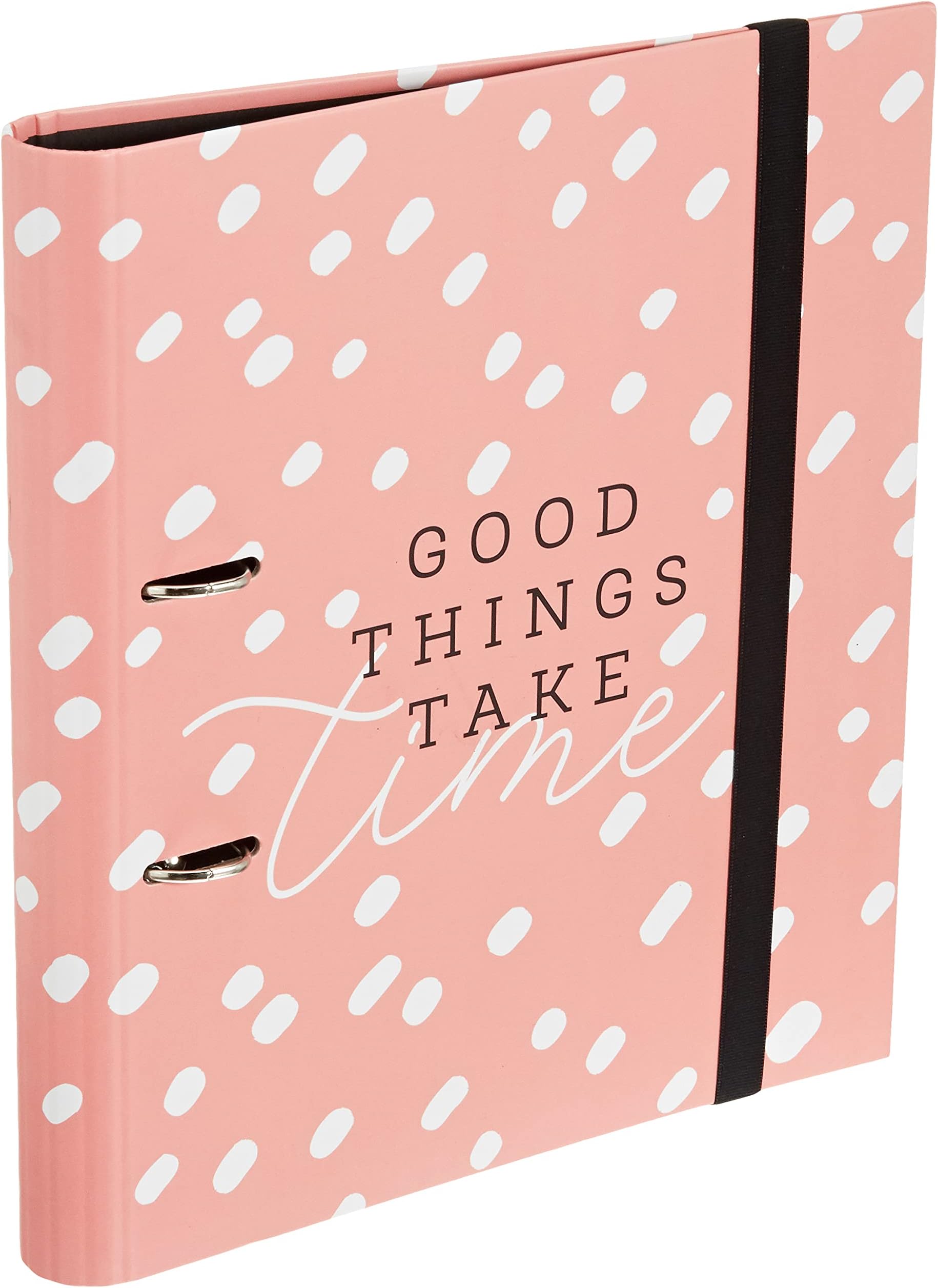 Grupo Erik Glitter Gold Dreams Pink 2 Ring Binder | A4 Folders Ring ...