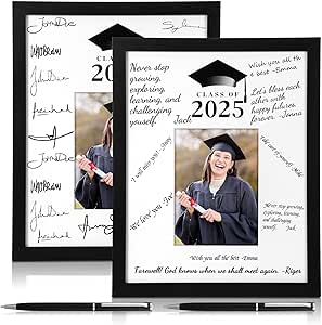 Amazon.com - Burbell 2 Pcs Graduation Signature Frame Coach ...