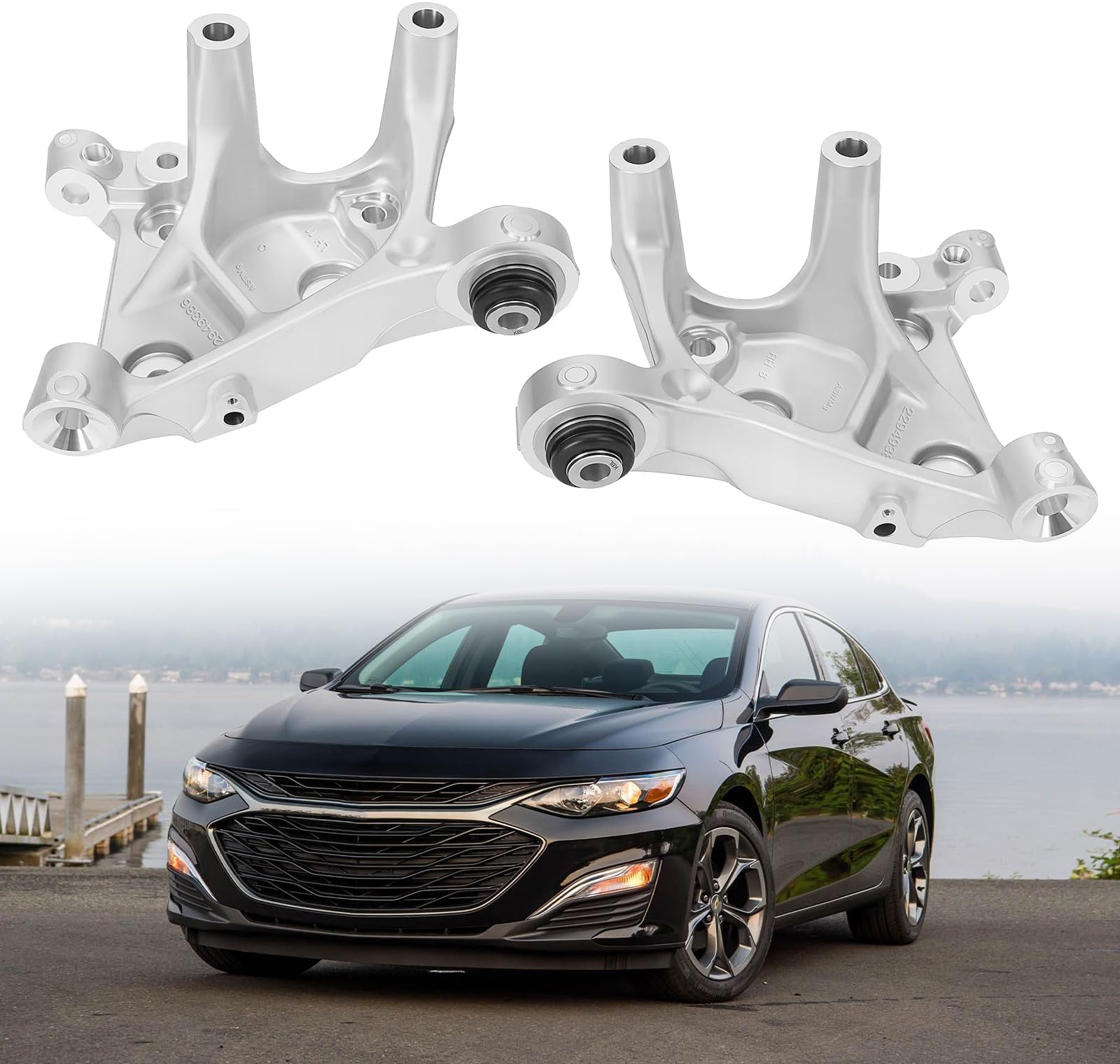 Amazon.com: Kozlira 2pcs Rear Suspension Spindle Steering Knuckle Fit ...