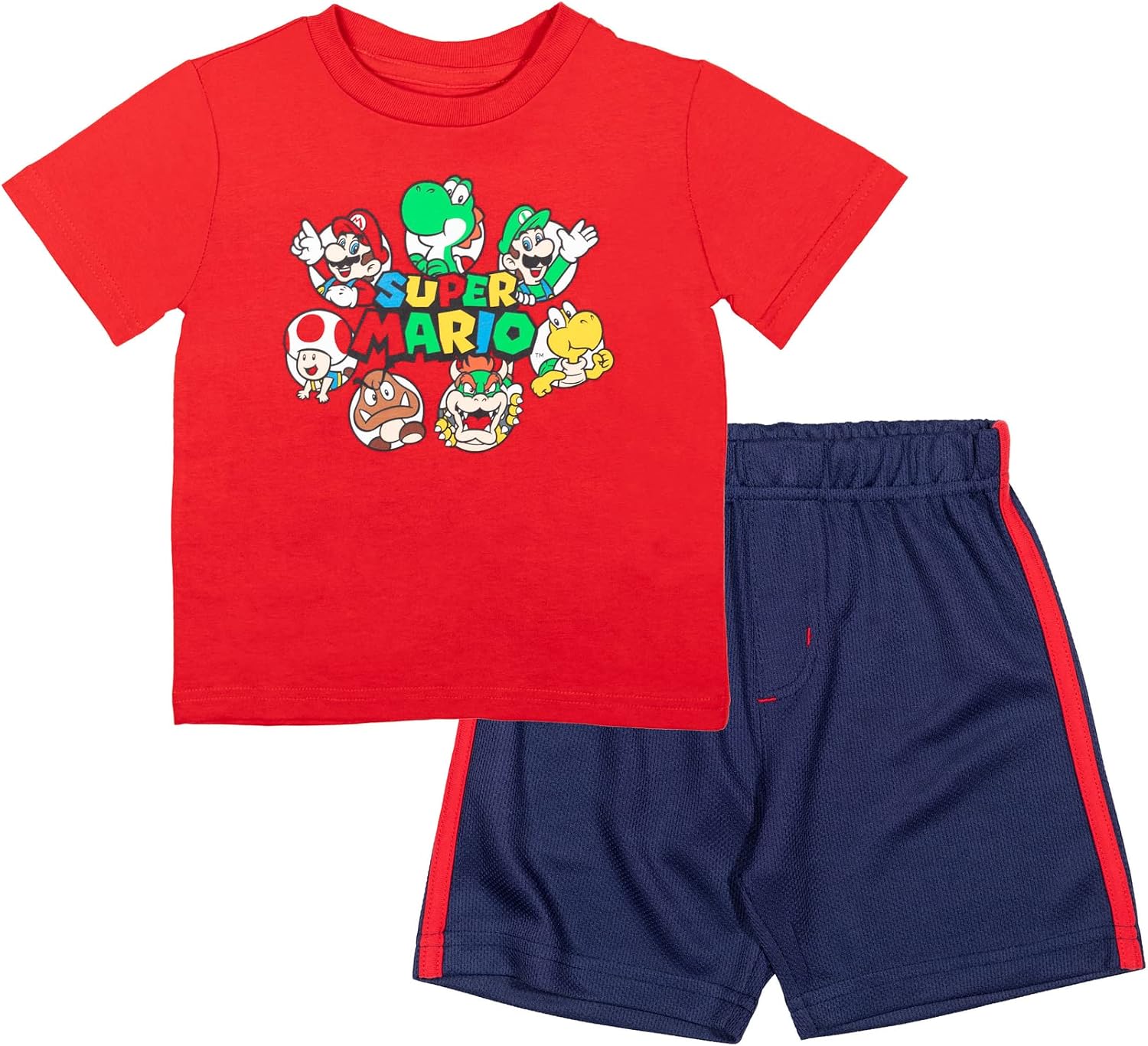 Brandclub - Super Mario Nintendo Yoshi Mario Baby T-Shirt and Mesh ...