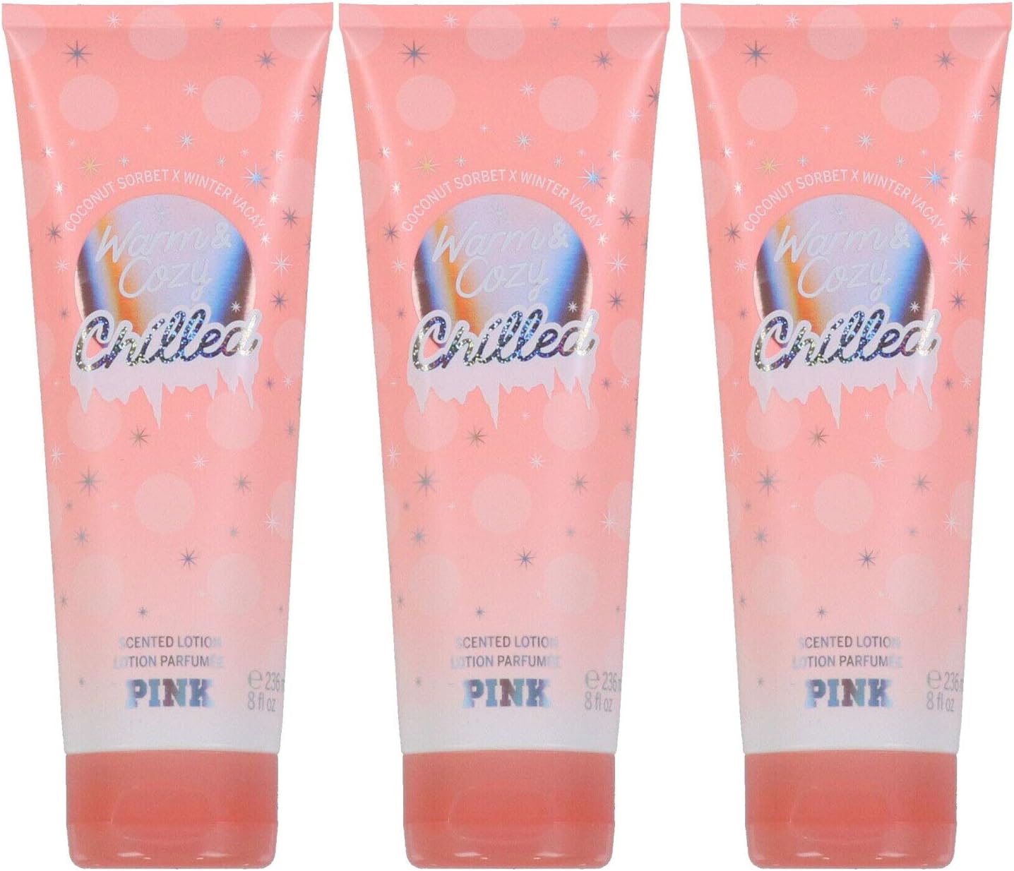 Amazon.com : Victoria's Secret Pink Warm & Cozy Chilled Body Lotion Lot ...