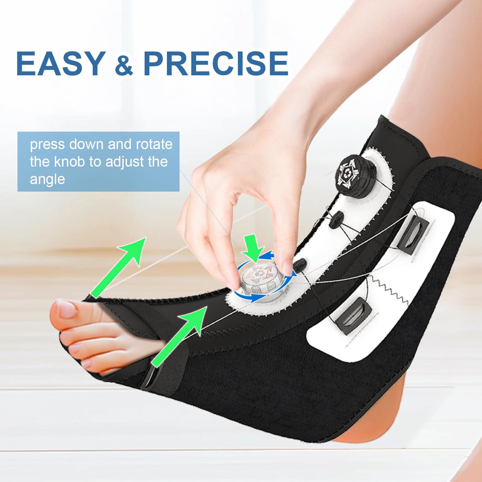 Drop Foot Brace Plantar Fasciitis & Achilles Tendonitis Night Splint ...