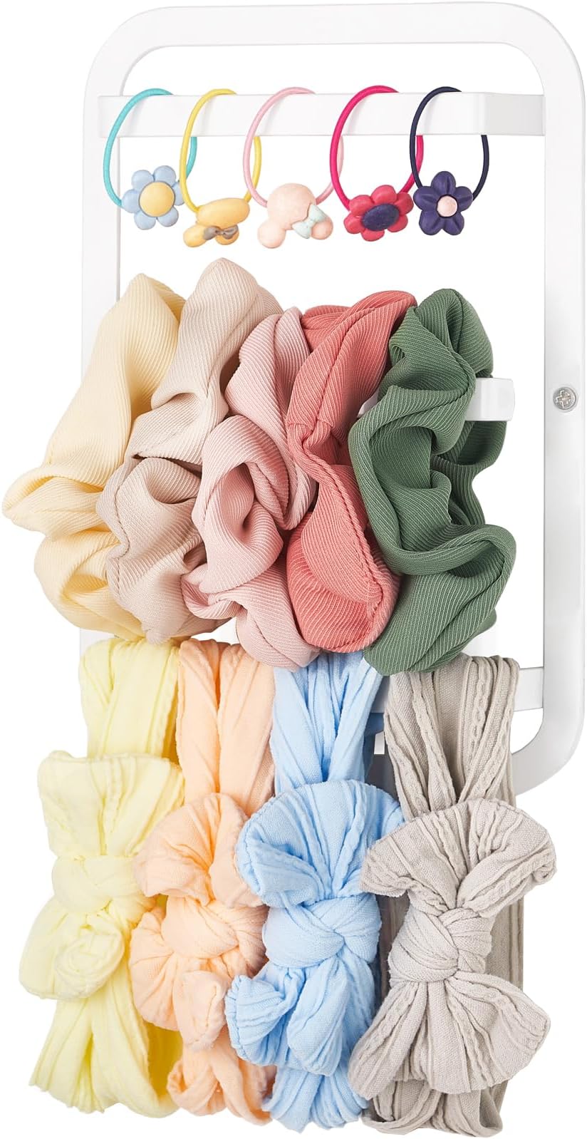 Amazon.com: Dahey Headband Holder Metal Scrunchie Organizer 3-Tier Wall ...