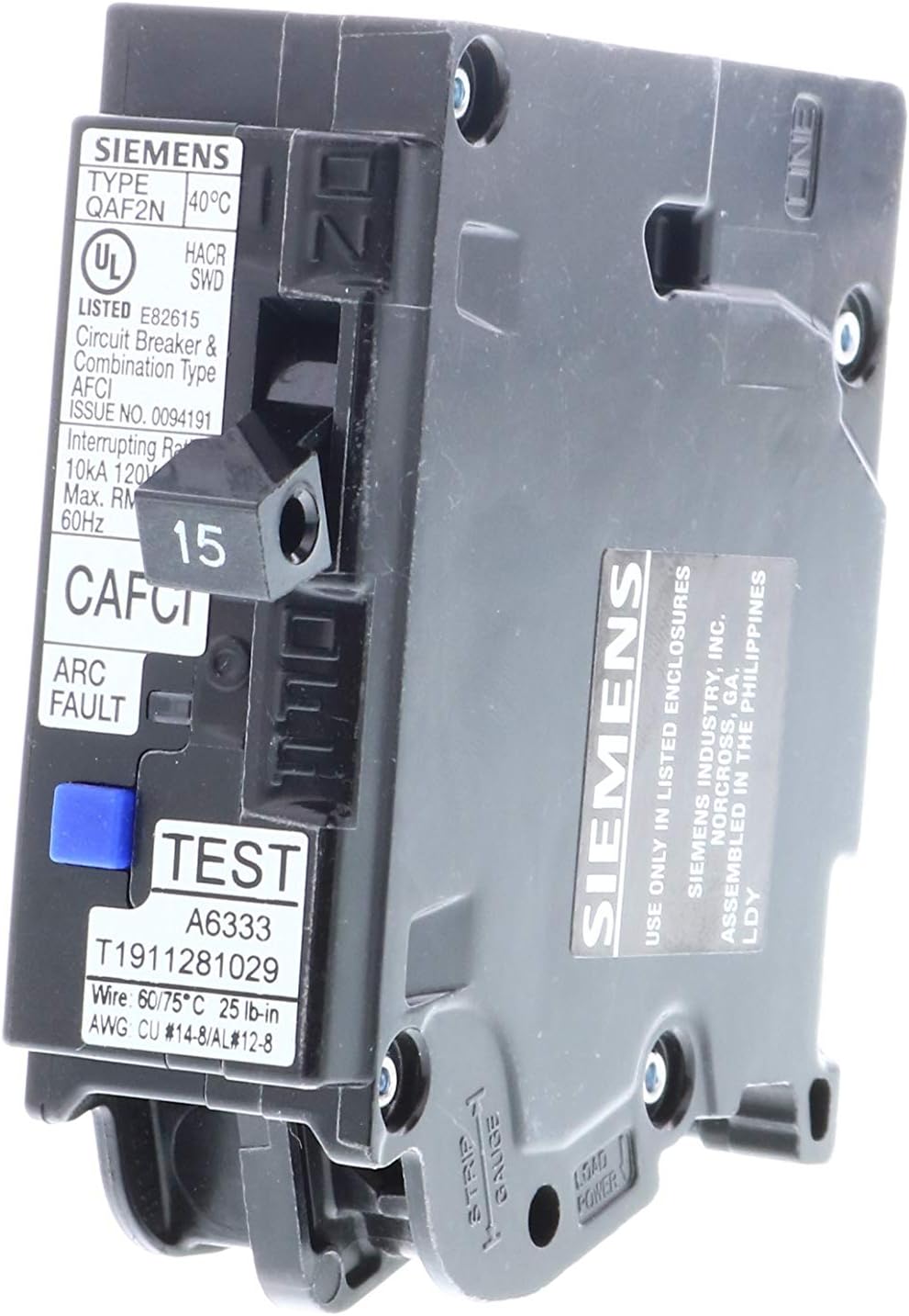 Siemens D250 Circuit Breaker, QO Replacement, 50 Amp, Double Pole ...