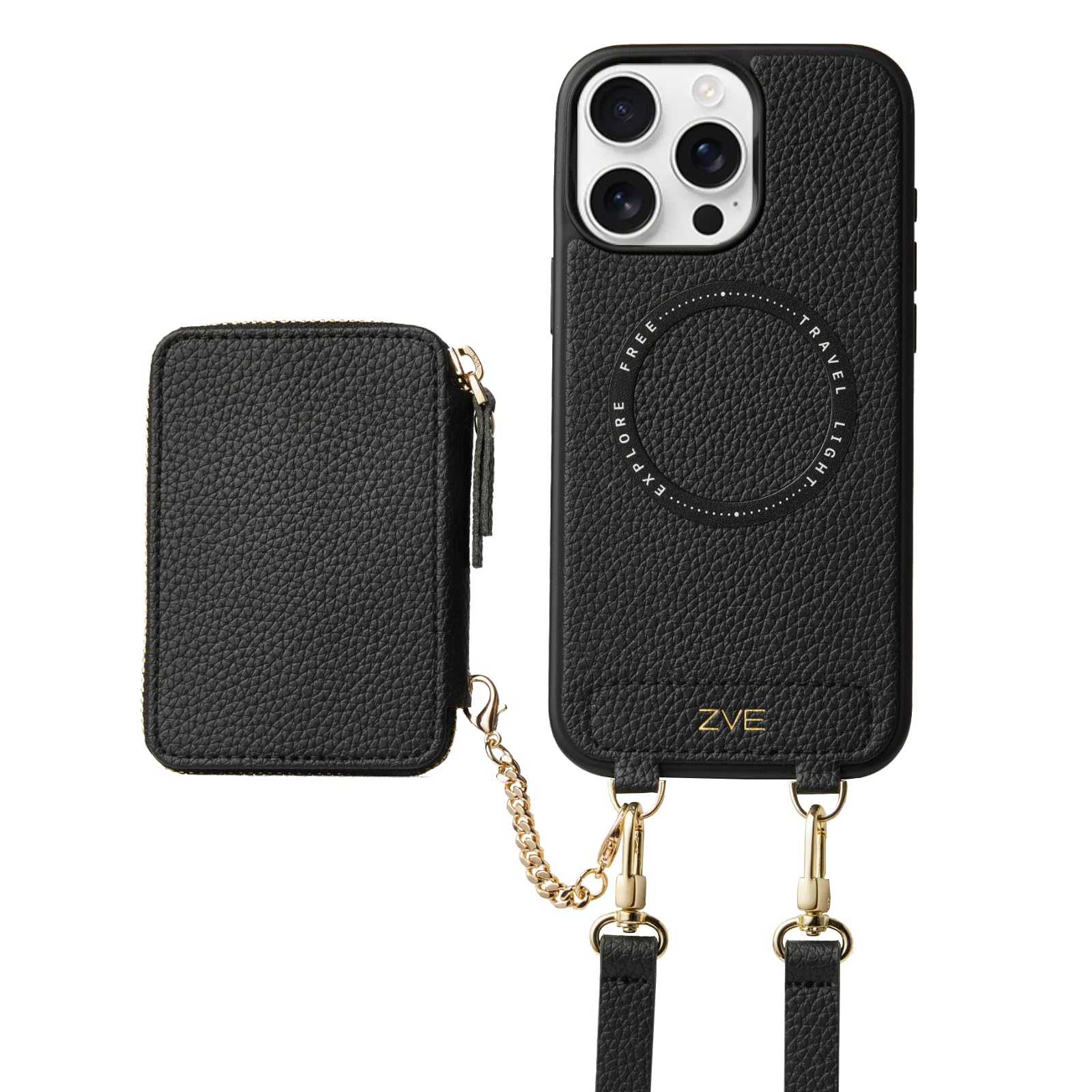 Amazon.com: ZVE for iPhone 16 Pro Max Wallet Case for MagSafe, Detachable RFID Card Holder ...