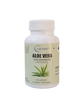 Neotea Aloe Vera | Katralai | Gheekumari | Kathalai Capsules, 100Nos ...