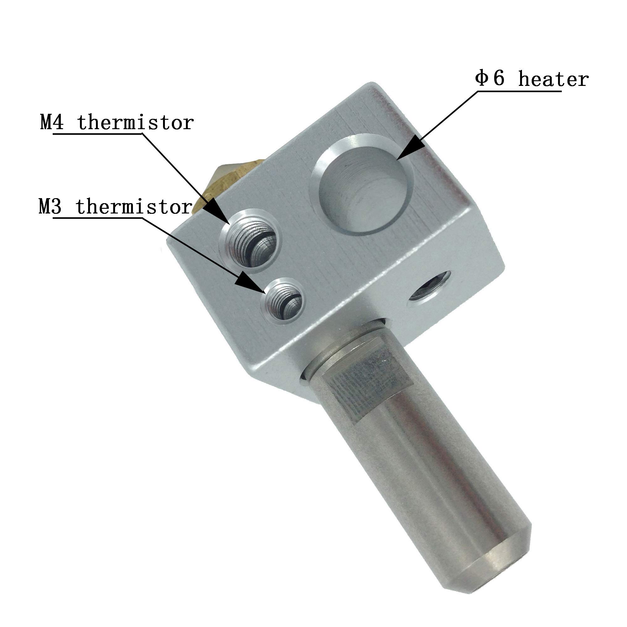 Snapklik.com : Kweiny MK10 Hotend Kit And 24V 50W Ceramic Cartridge ...