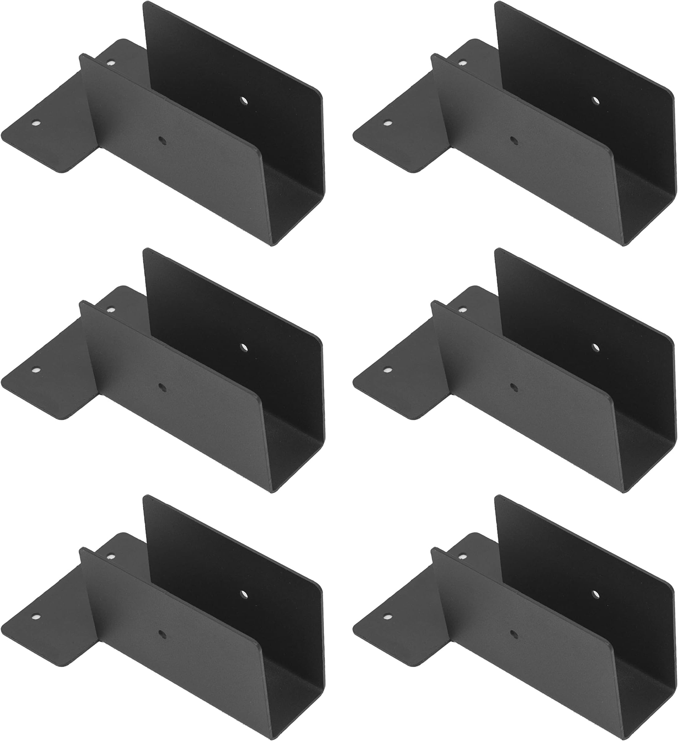 Amazon.com: MOUNTAIN_ARK 4 Pack 2x4 Black Pergola Upper Mount Bracket ...