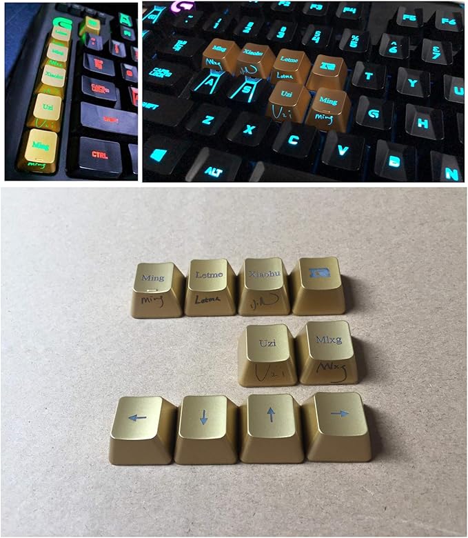 10 Keys Backlit Keycap Key Cap for Logitech G910 G810 G413 Gpro G512 ...