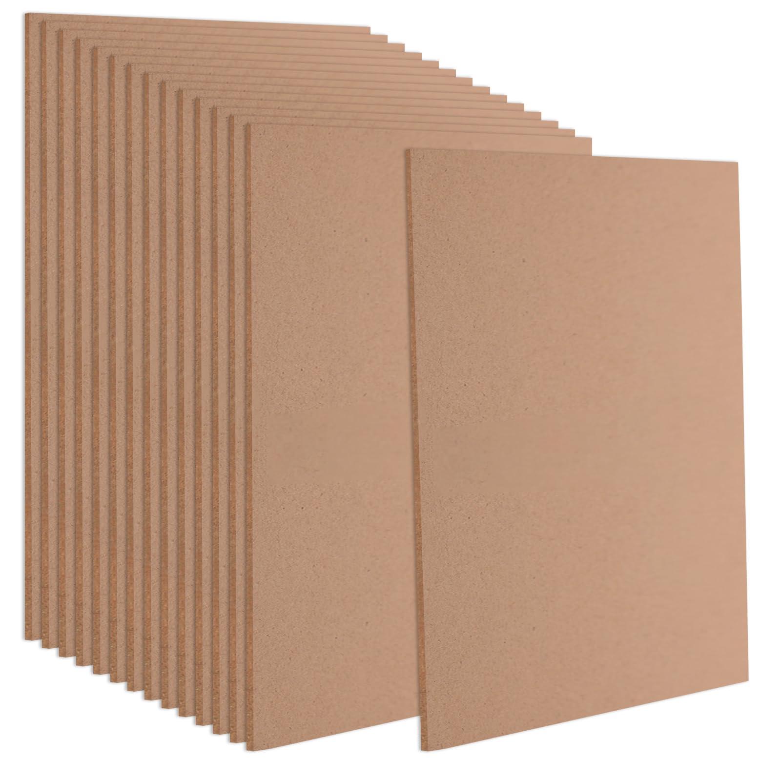 AHAQU 15PCS A3 MDF Wood Boards 4mm Thick Wood DIY Craft Project Board ...