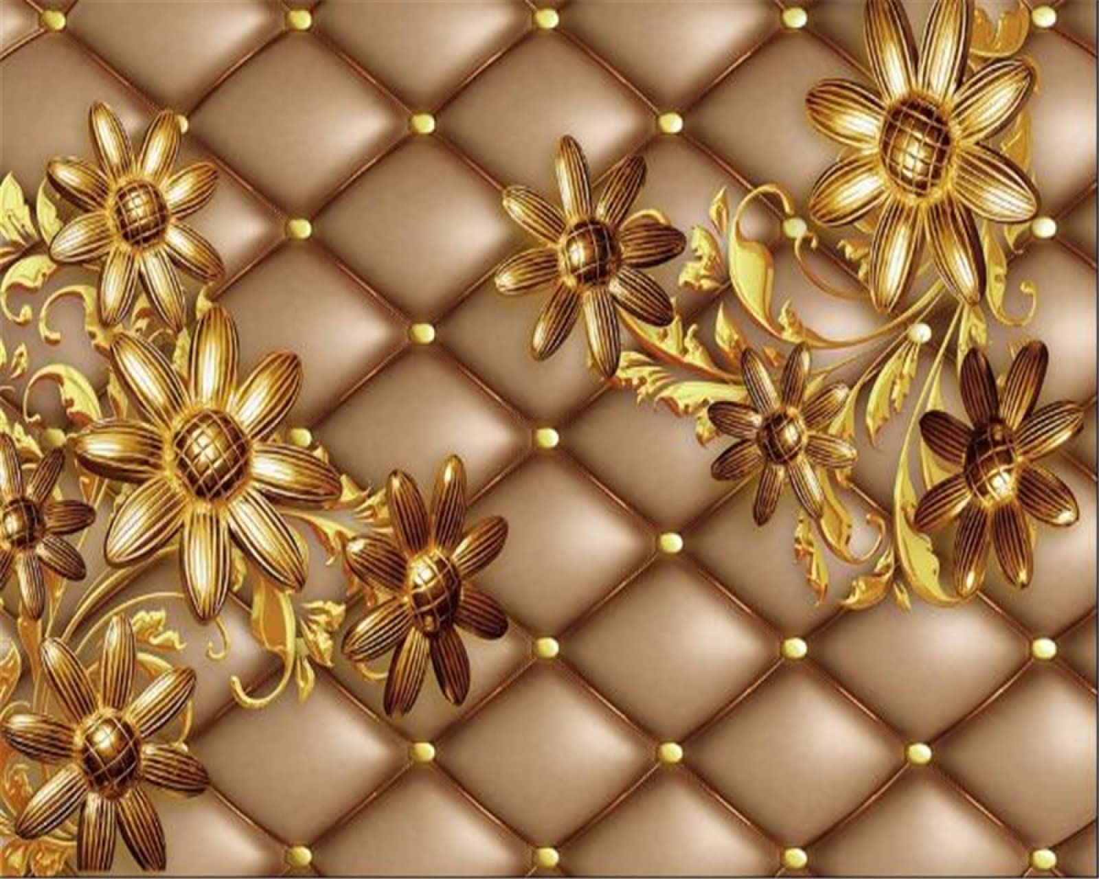 Golden Flower Wallpaper