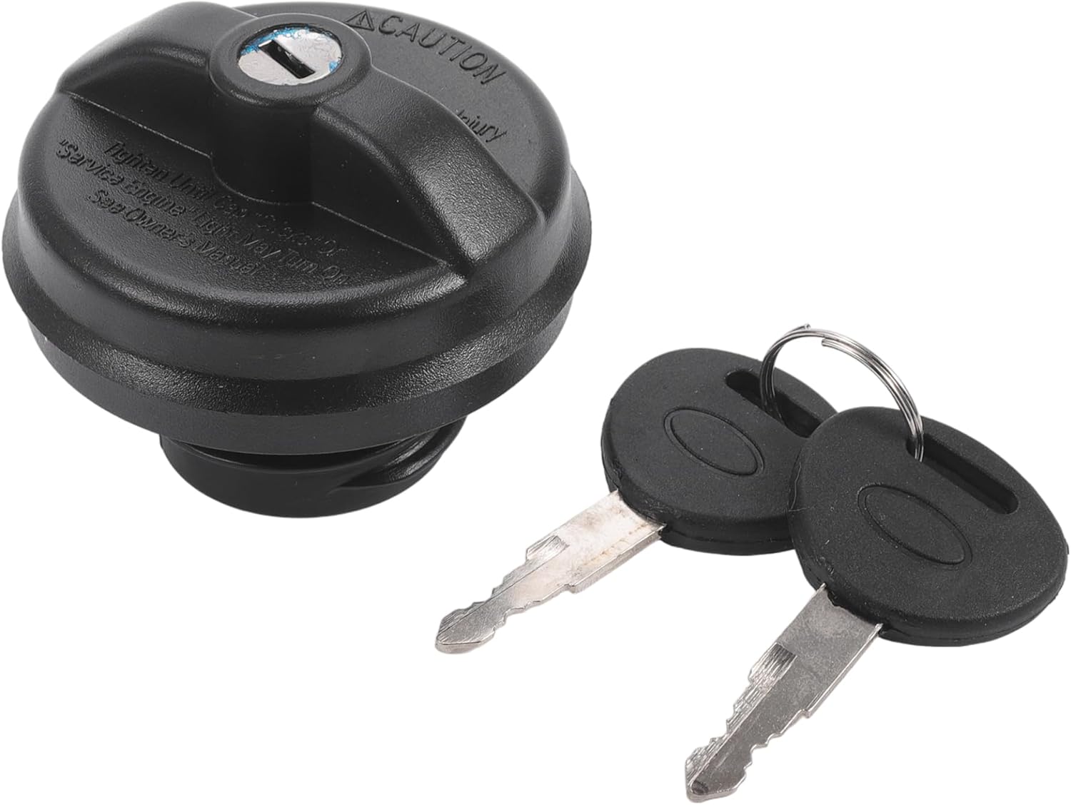 Amazon.com: ACROPIX Plastic Locking Gas Cap Lock Fuel Tank Cap Black ...