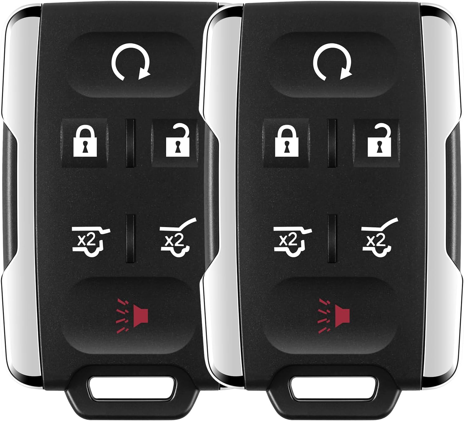 Amazon.com: 6 button Keyless Entry Remote Control Car Key Fob ...