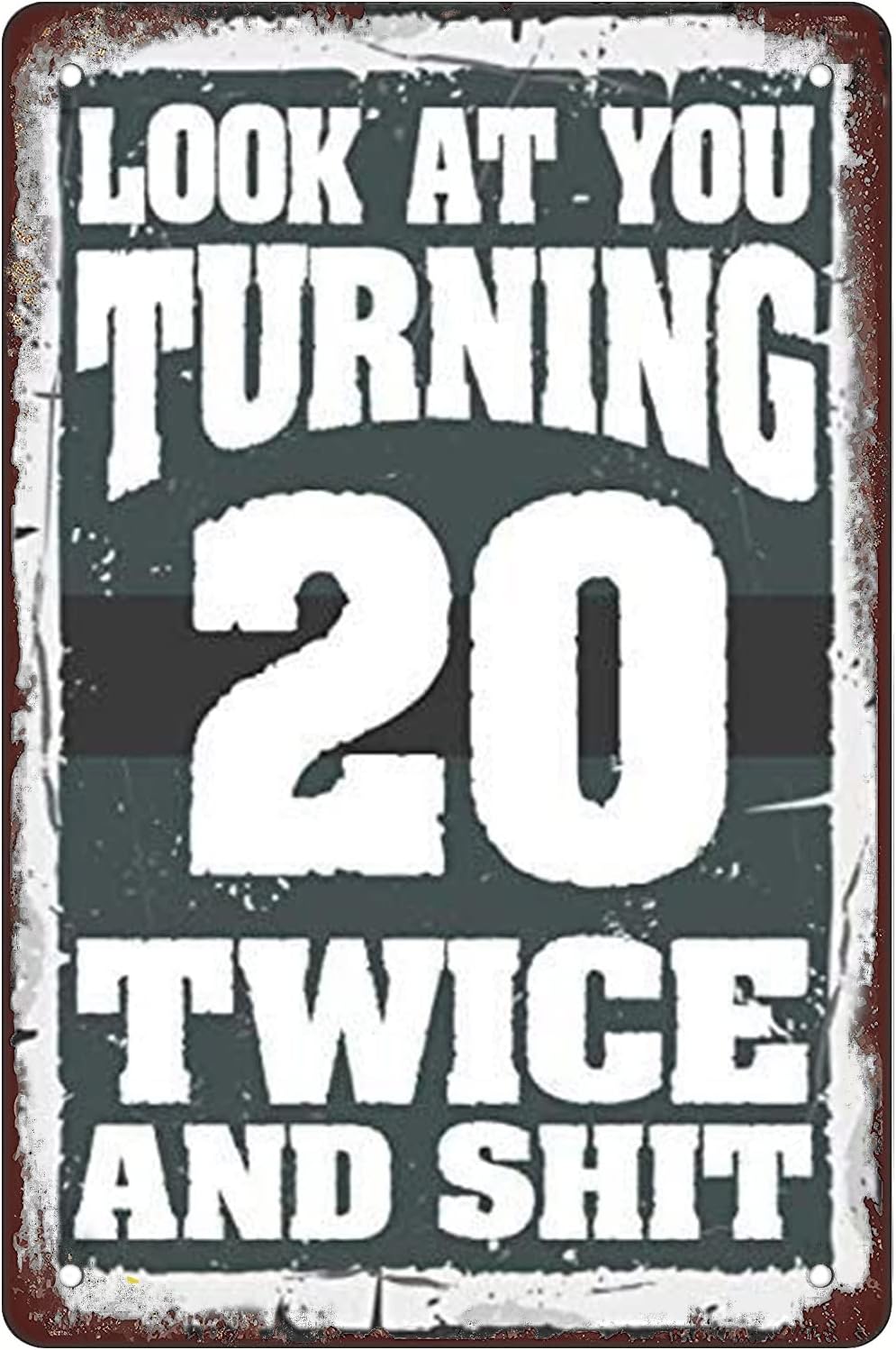 Amazon.com: MAHASAMRAT Retro Funny Metal Sign Sheet Signs Tin Sign,Look ...