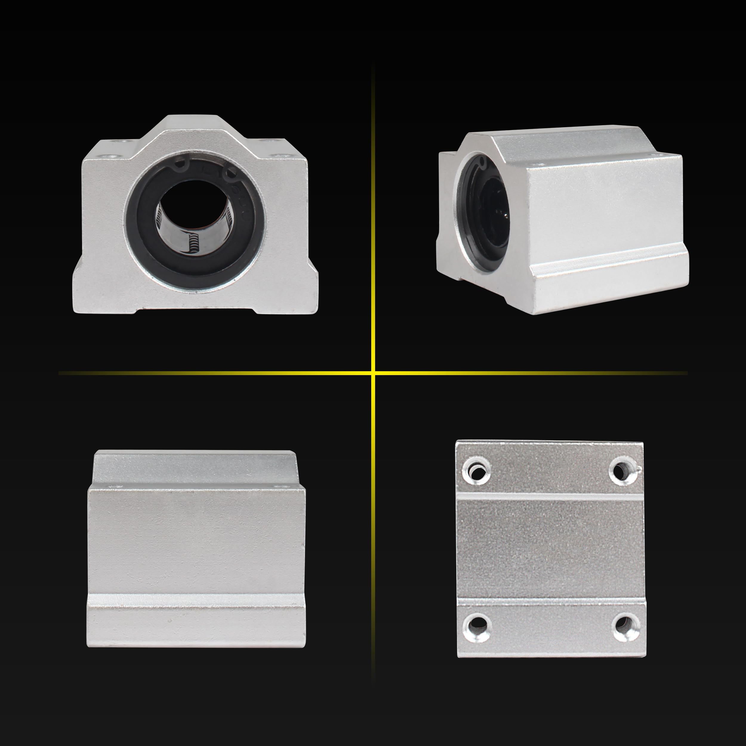 Snapklik.com : RATTMMOTOR Linear Bearing Pillow Block 4pcs SCS16UU 16mm ...