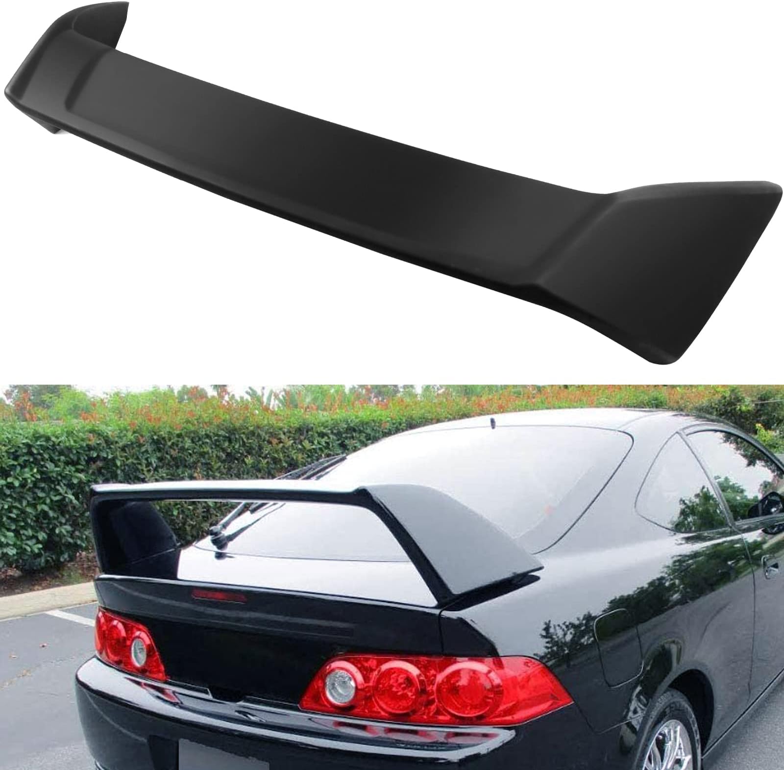 Amazon.com: cciyu Black ABS Rear Spoiler Wing for 2002 2003 2004 2005 ...
