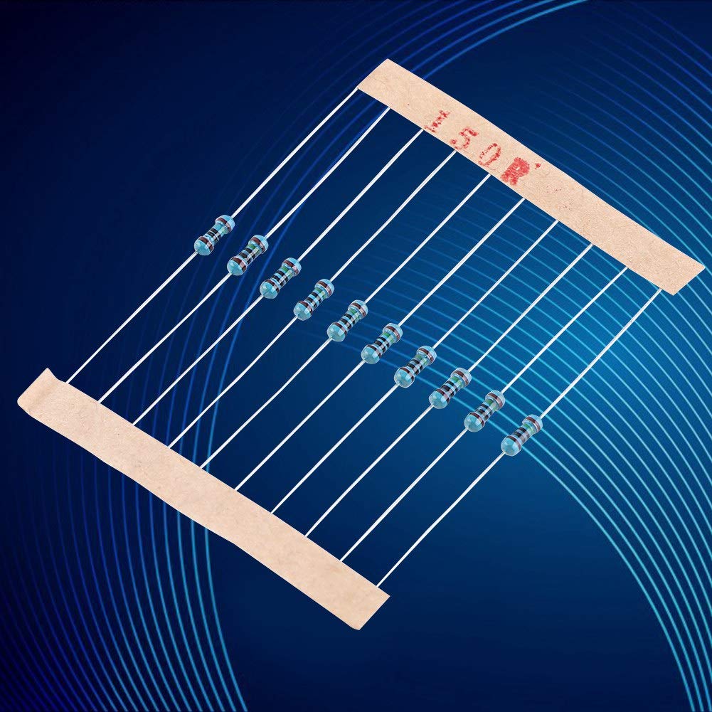 Resistors Kit, 560pcs 56 Types Metal Film Resistor Electronic Assorted ...