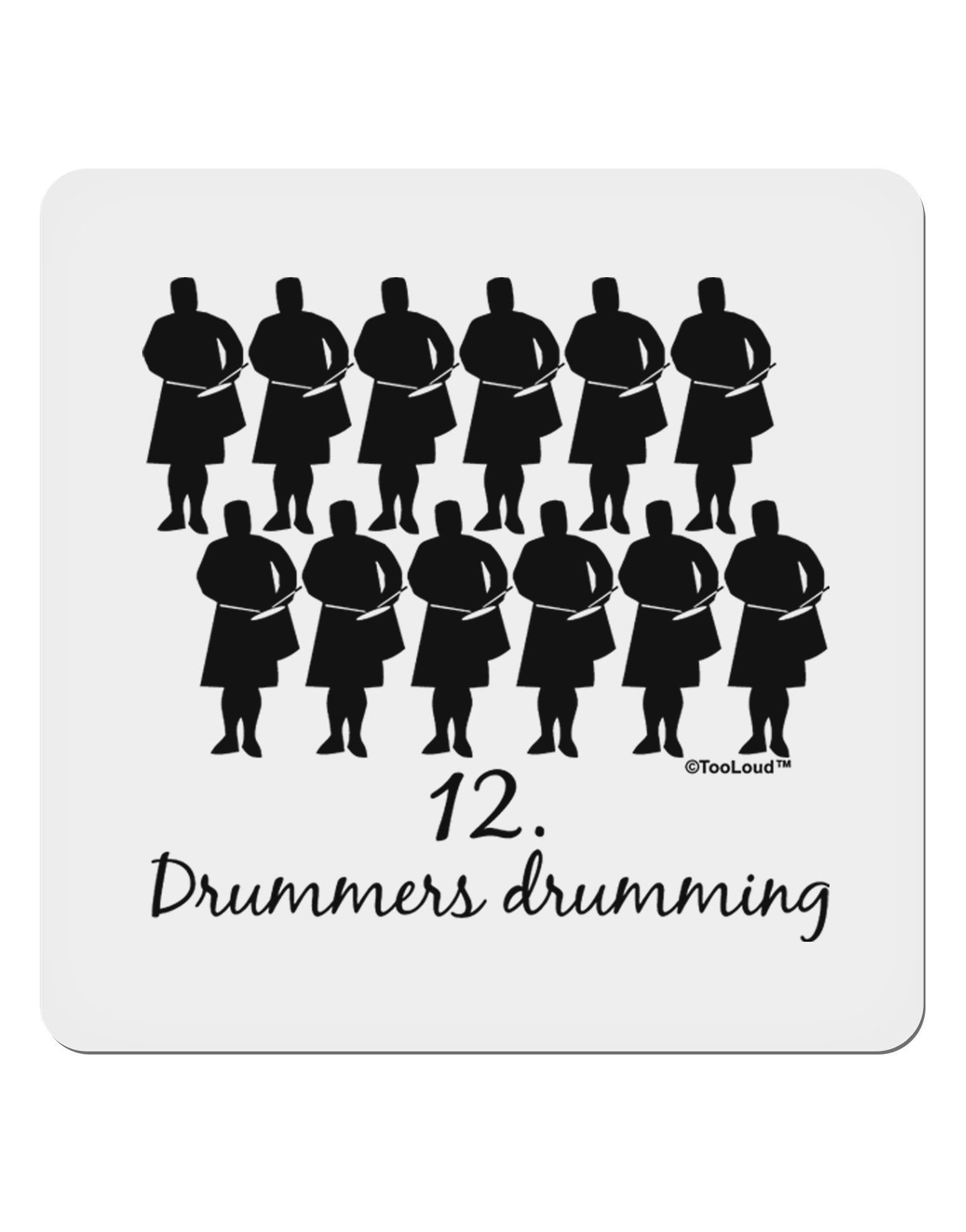 12 Drummers Drumming Display