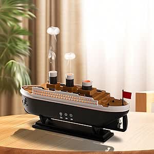 Diffuser, Steamship Design Essential Oil Aromatherapy Diffuser Air ...