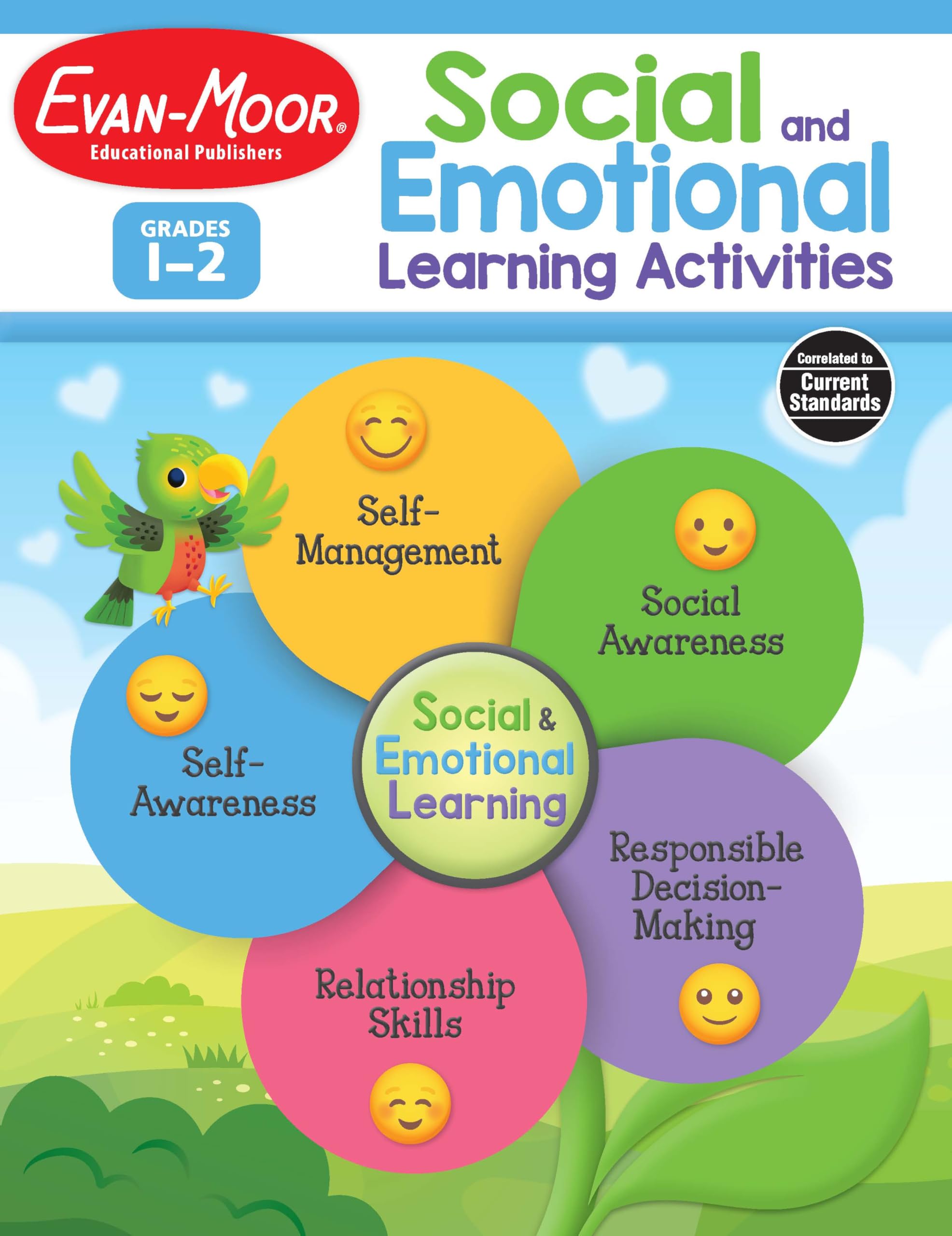 Evan-Moor Social and Emotional Learning Activities, Grades 1-2 (EMC6096 ...