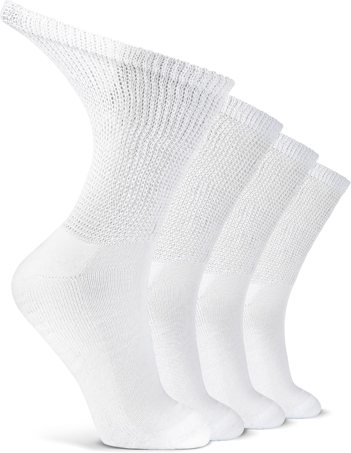 LIN Diabetic Socks for Men & Women, Non-Binding Circulatory Extra Wide ...