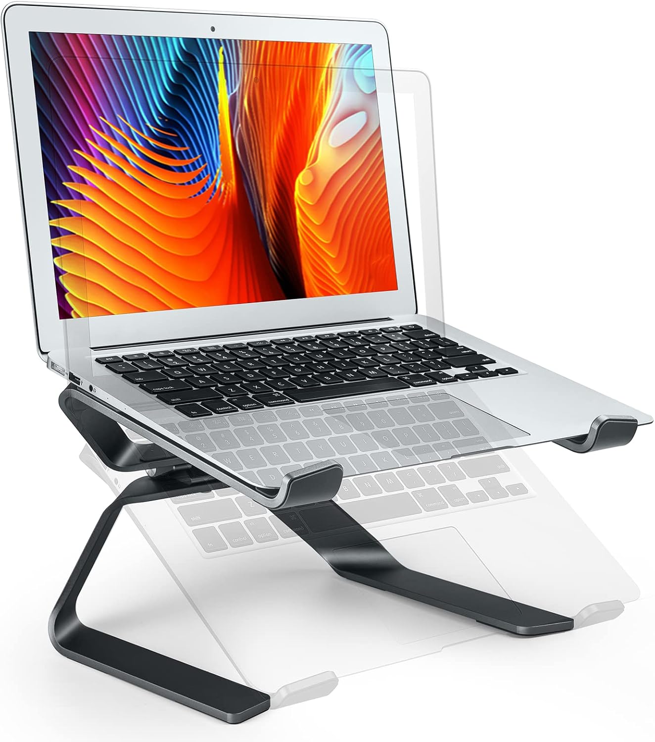 Amazon.com: QinCoon Laptop Stand, Adjustable Aluminum Strong Support ...