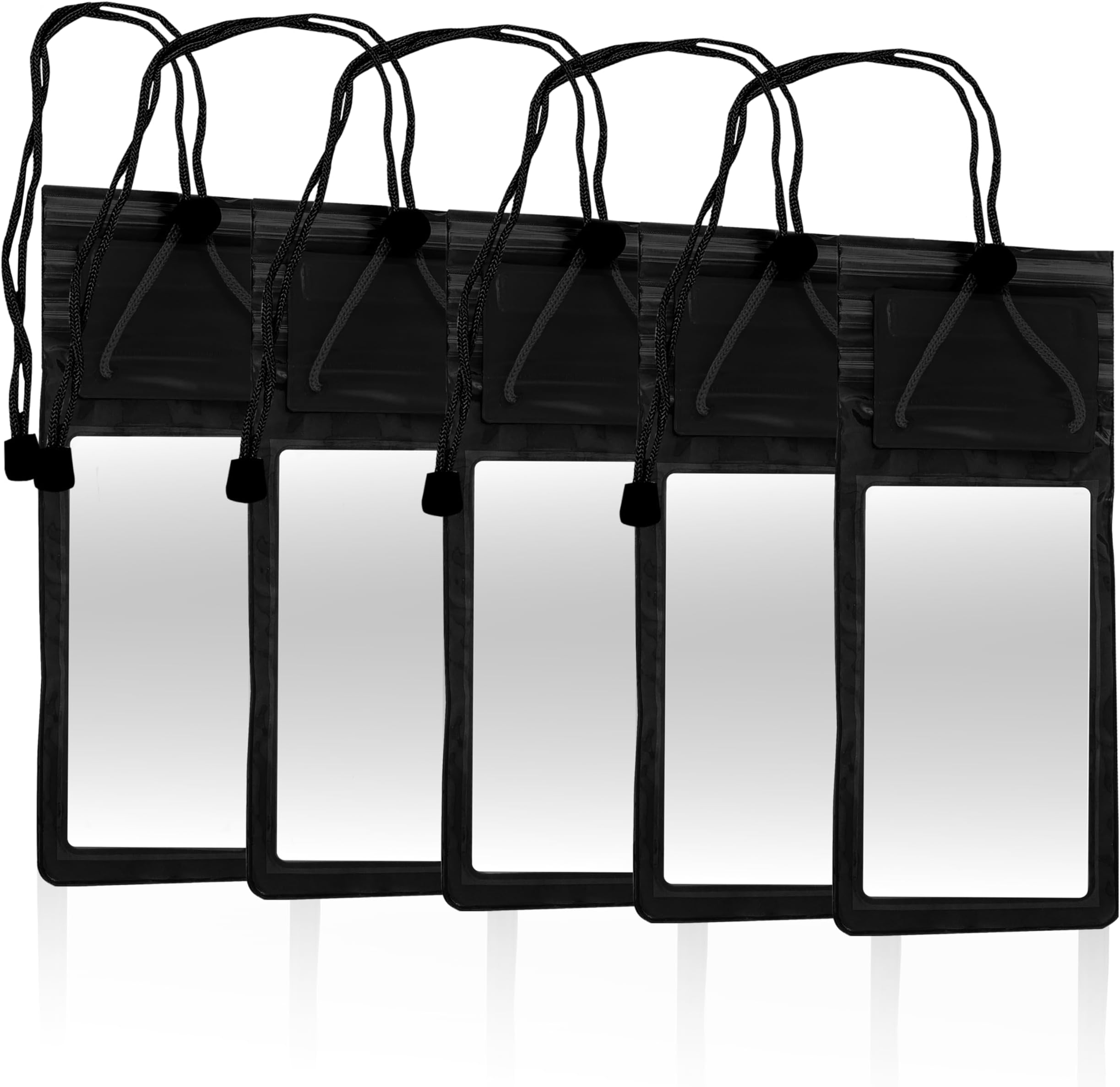 Storite 5-Pack Universal Waterproof Sealed Mobile Pouch Pvc Transparent ...