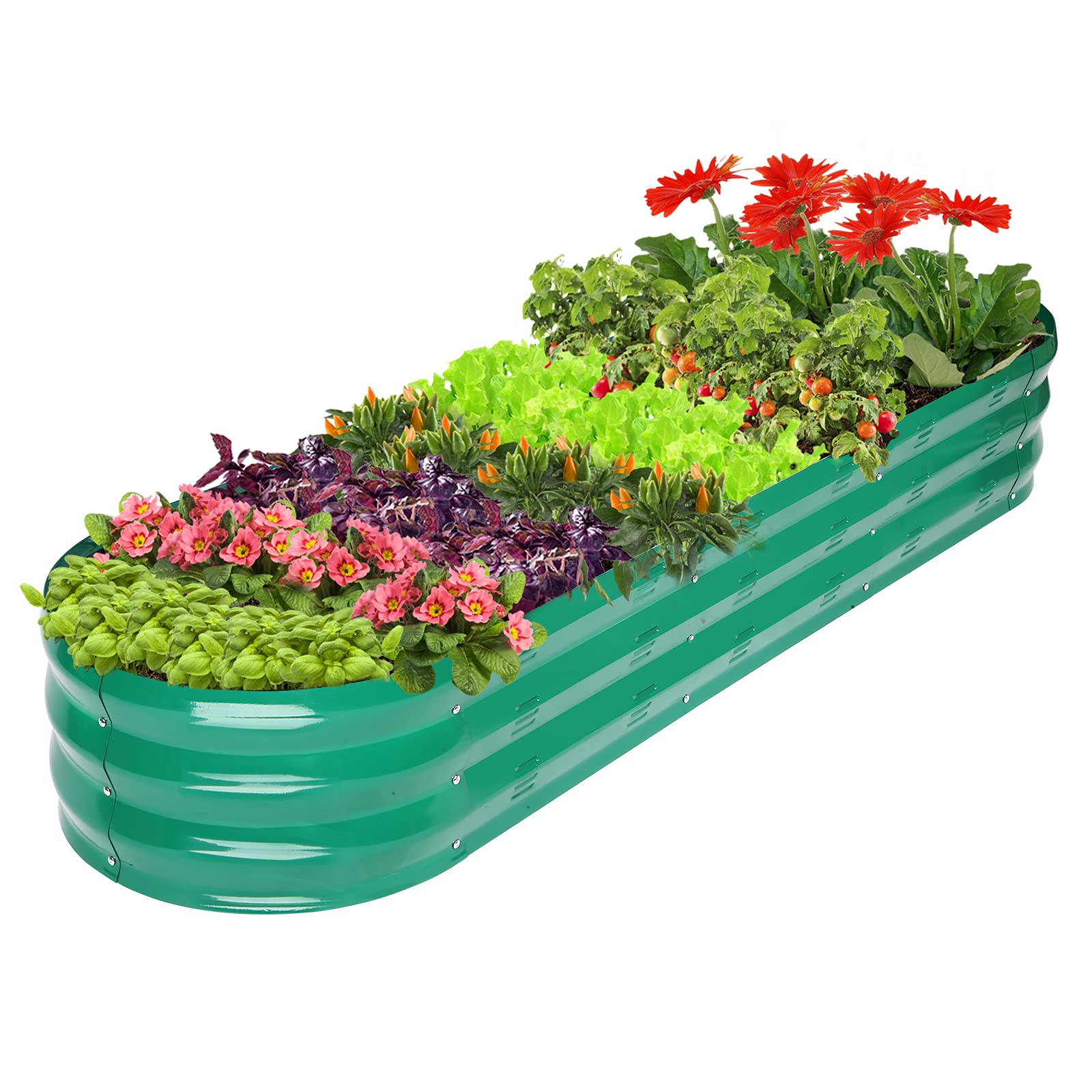 Snapklik.com : GADI Raised Garden Bed Kit For Vegetables Flower ...