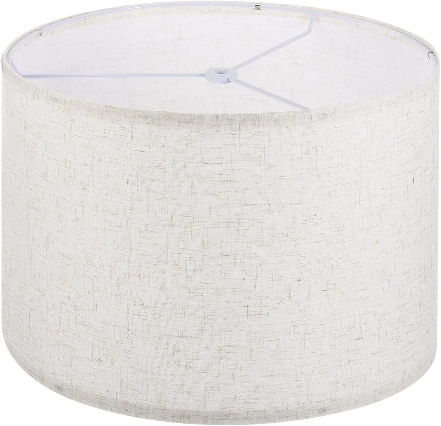 PATIKIL Drum Lamp Shades, 13"x13"x9" Linen Round Lamp Shade for Table ...