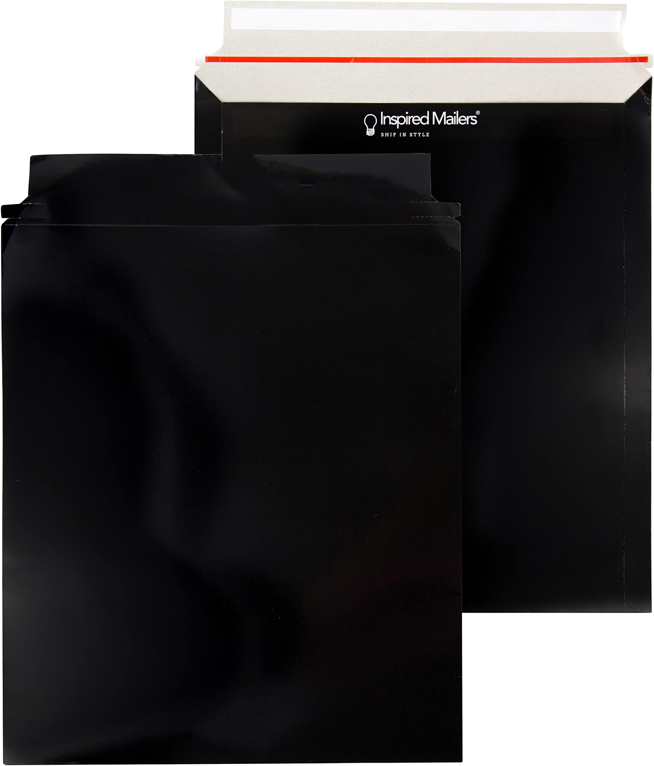 Amazon.com : Paperboard Mailers 9.5x11" - Black Document Mailers - 25 ...