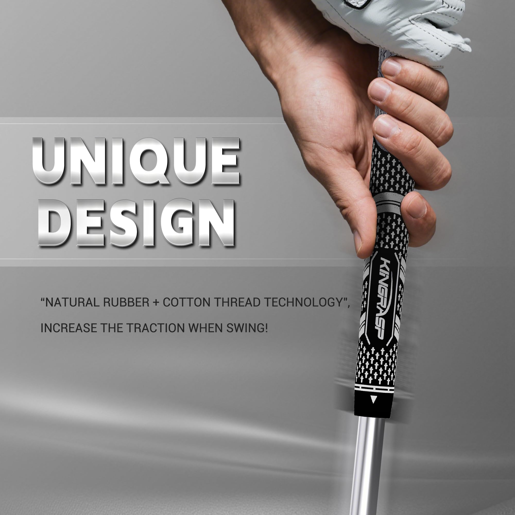 Snapklik.com : KINGRASP Premium Rubber Golf Grips 13 Pack, Anti ...