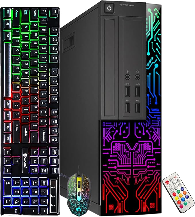 Amazon.com: Dell Gaming OptiPlex Desktop RGB Computer PC | Intel Core ...