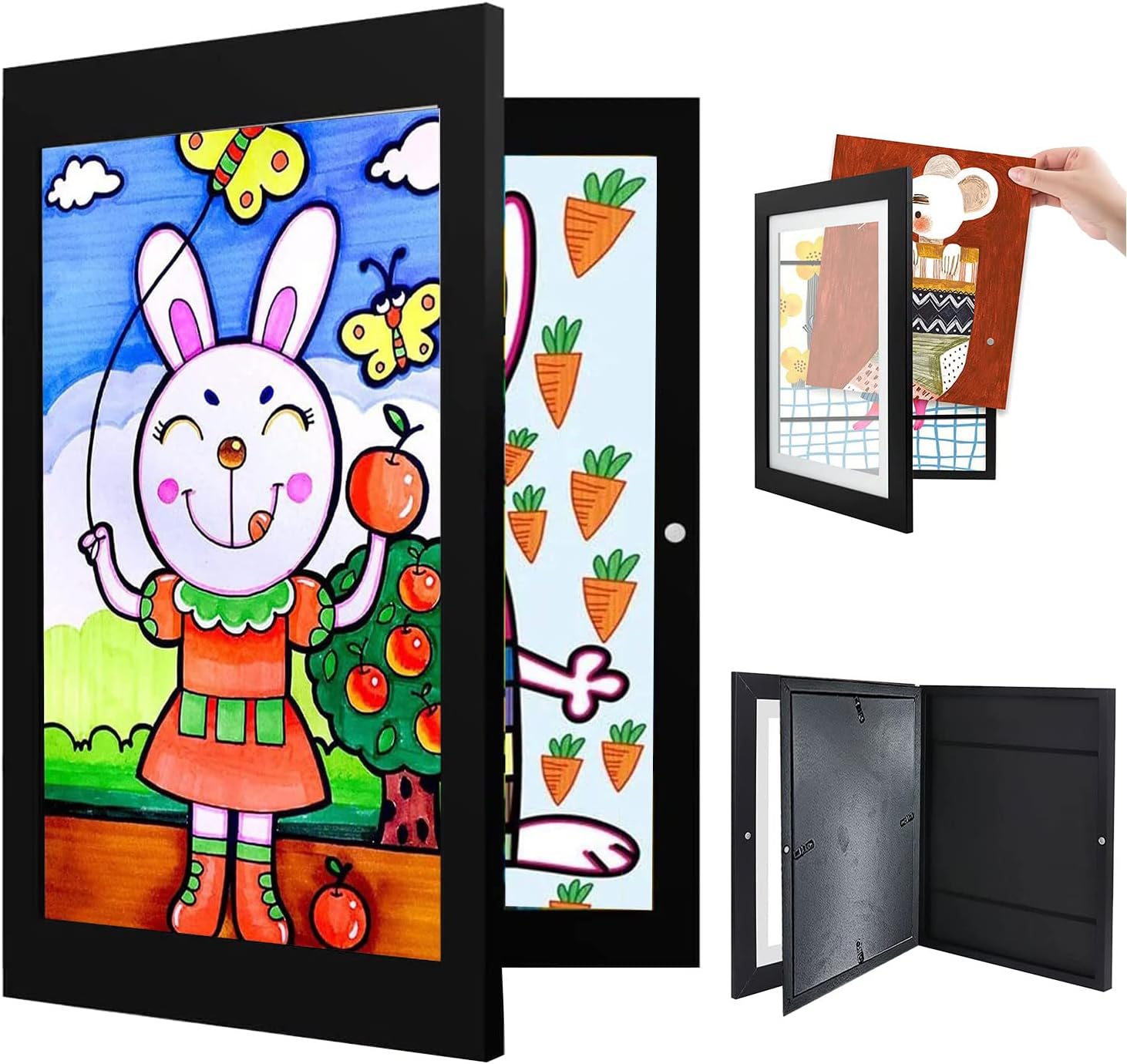 Children's Art Picture Frame, Fillable Picture Frame, Front Opening ...