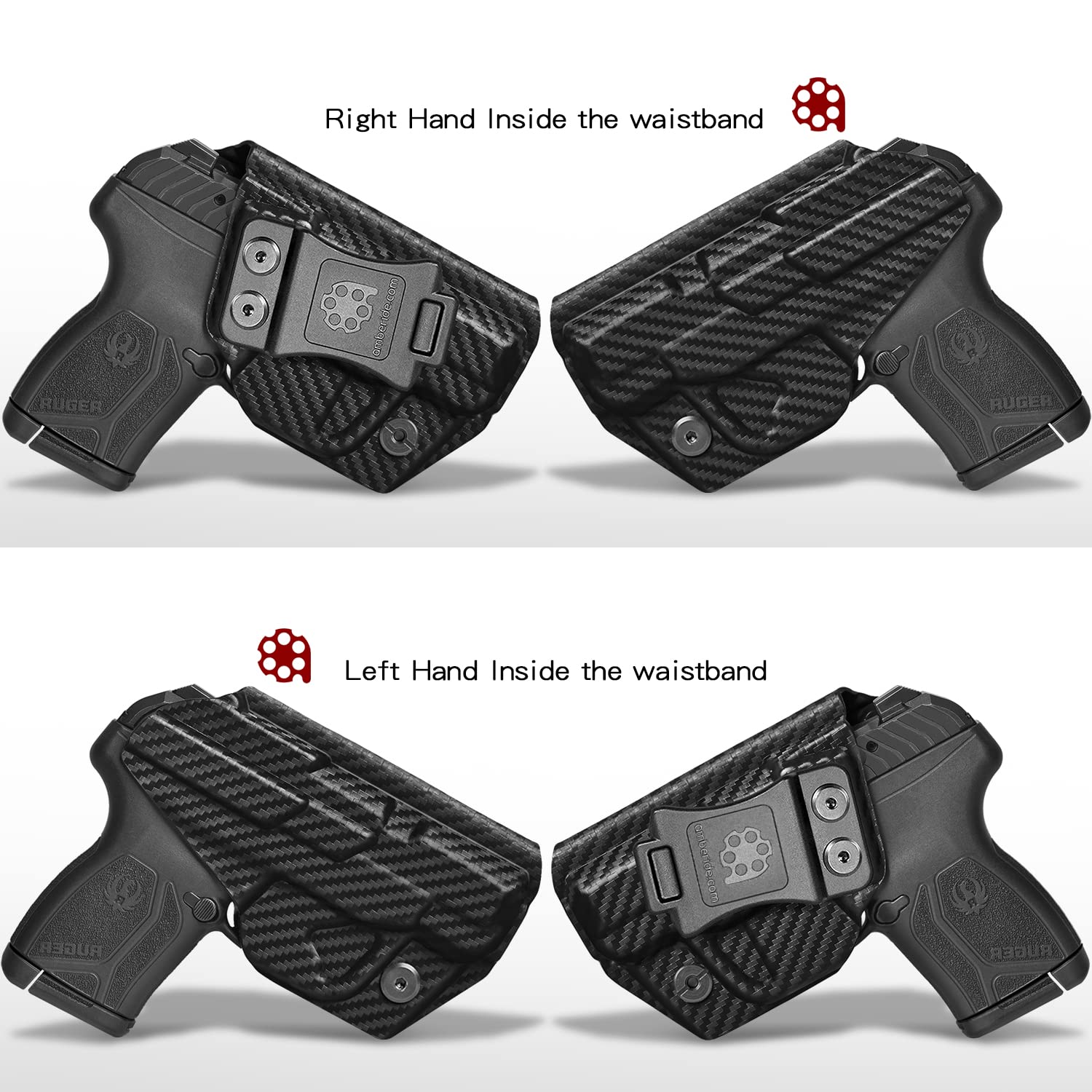 Snapklik.com : Ruger LCP MAX Holster IWB KYDEX Holster Fit: Ruger LCP ...