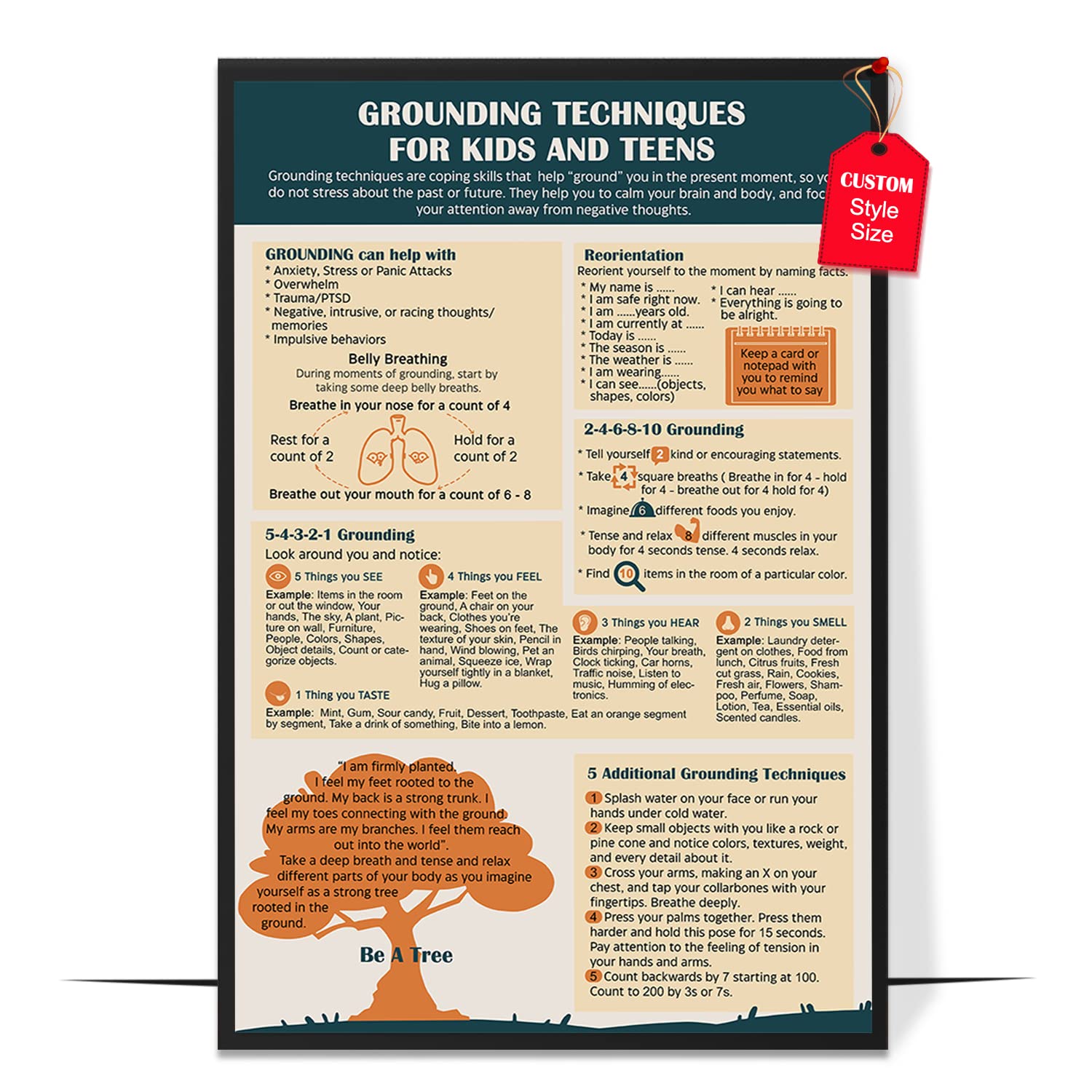 Amazon.com: LOLUIS Mental Health Wall Decor, PTSD Therapy Counseling ...