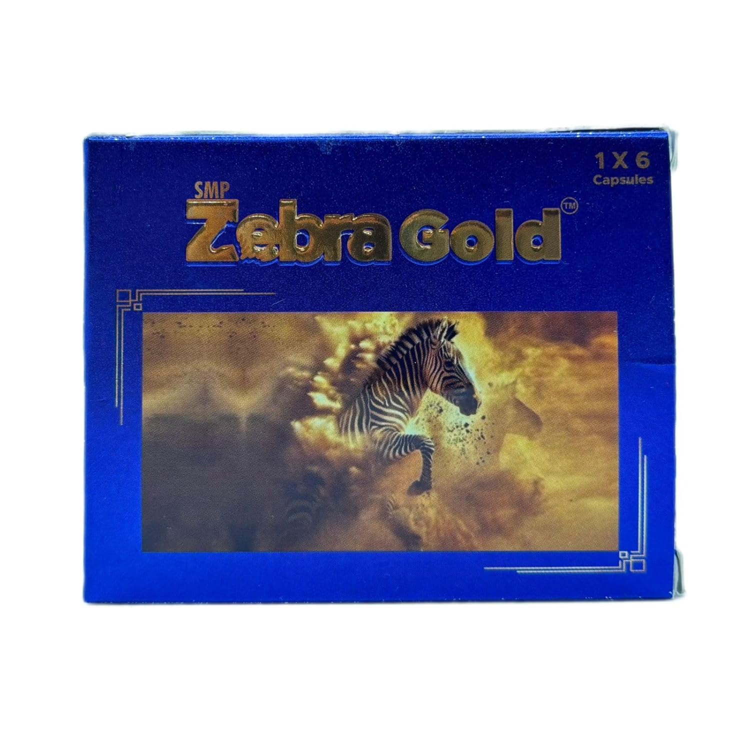 SMP ZEBRA GOLD | 6 CAPSULES | ASHWAGANDHA | SHILAJIT | SWARNA BHASMA ...