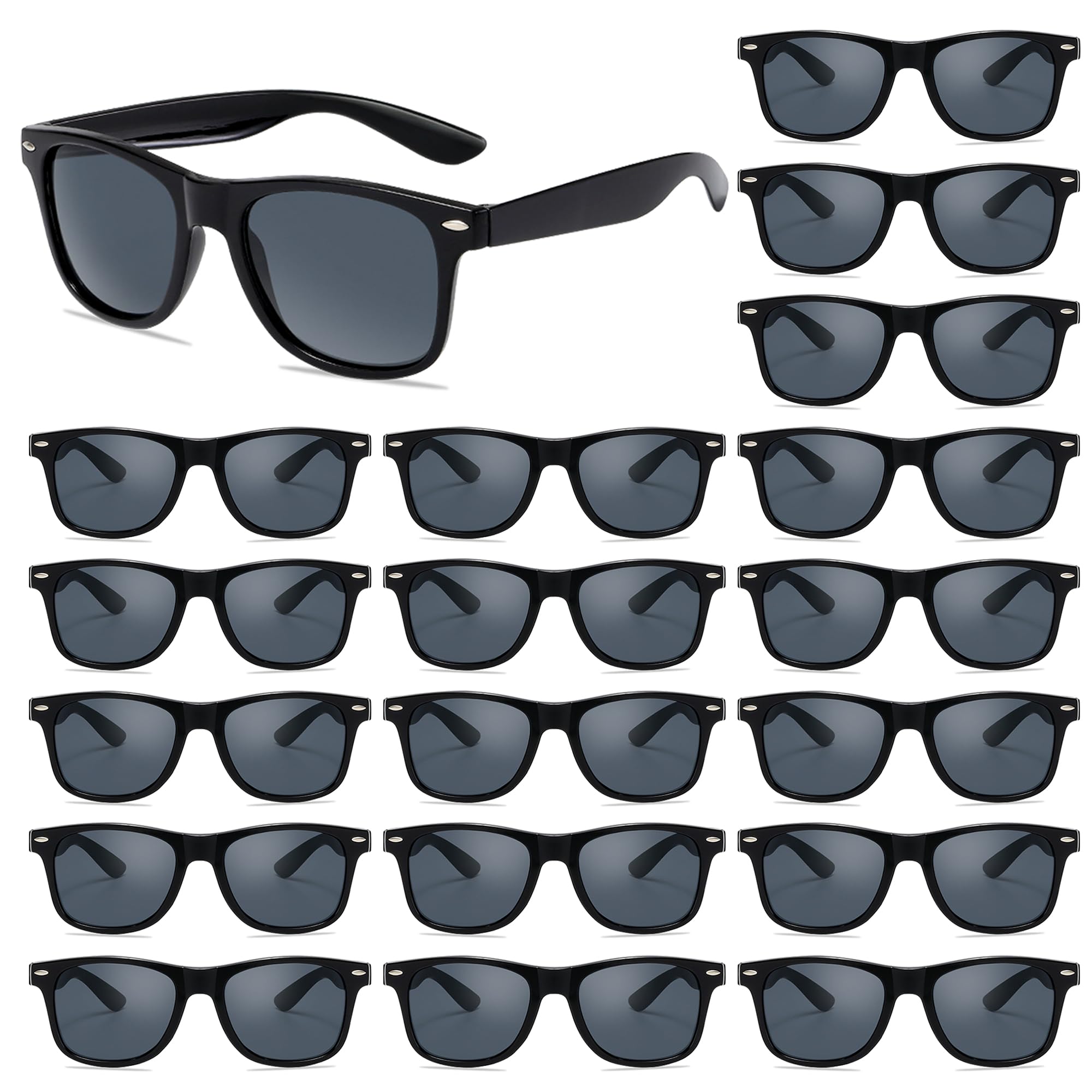 Amazon.com: PPXMEEUDC 18 Pack Party Sunglasses Bulk for Weddings Beach ...