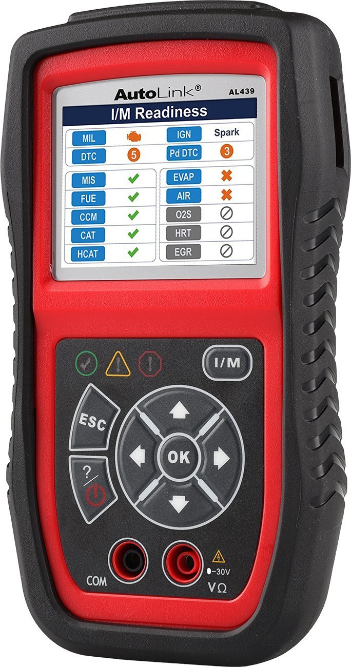 Autel AL439 Multimeter AVOMeter Color Screen OBDII Diagnostic Engine ...