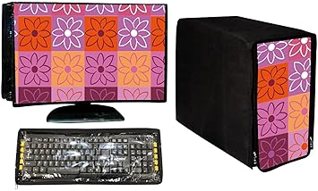 Wacky Computer Cover 3 in 1 DustProof Printed Combo for 22 Inch Desktop ...
