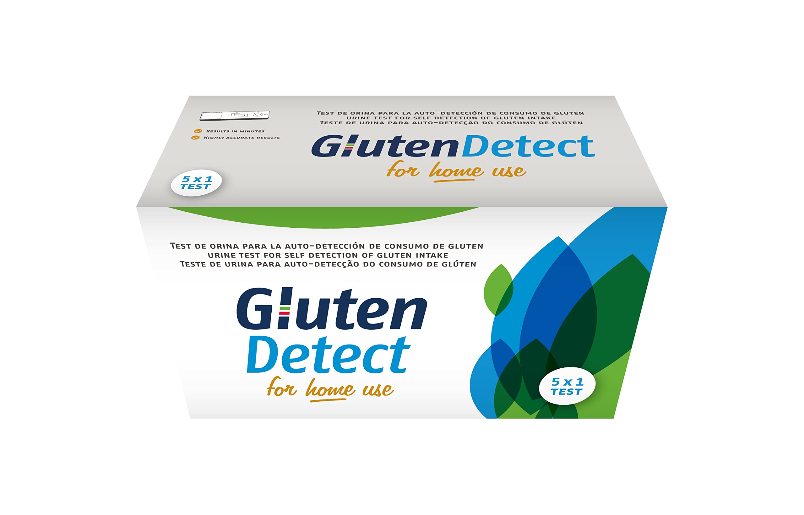 Amazon.com: Gluten Detect at-Home 5 Pack Urine Test to Monitor Past ...